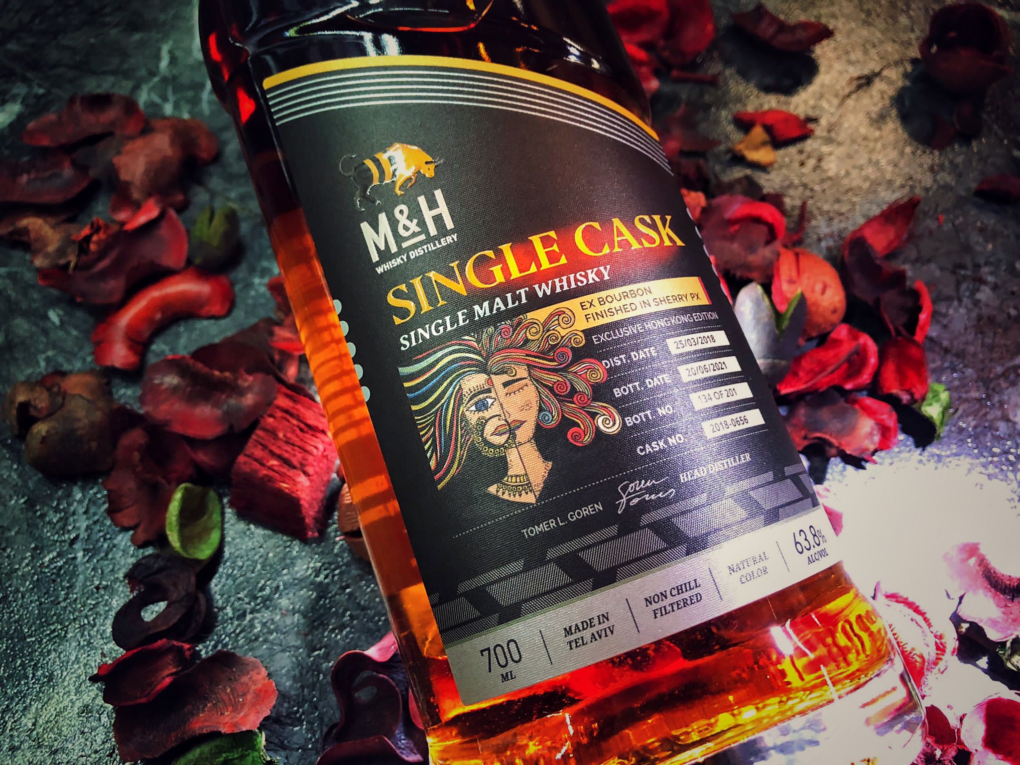 Milk & Honey Single Cask (Bourbon and Sherry PX) Single Malt Israel Wh